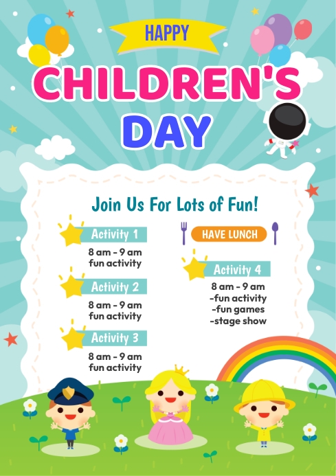 Copy of Happy Children's Day Ads | PosterMyWall