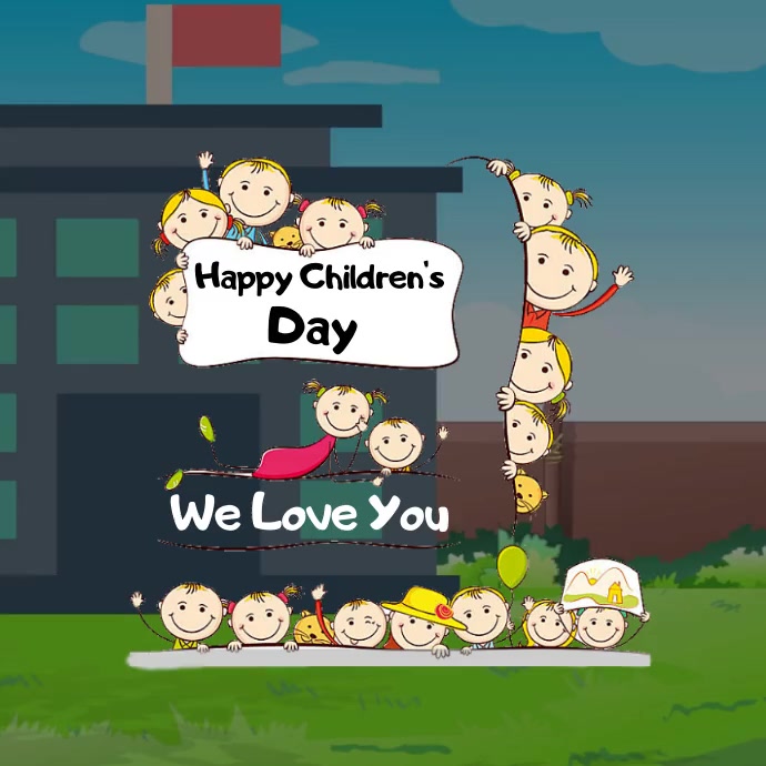 Happy Children's Day Template | PosterMyWall