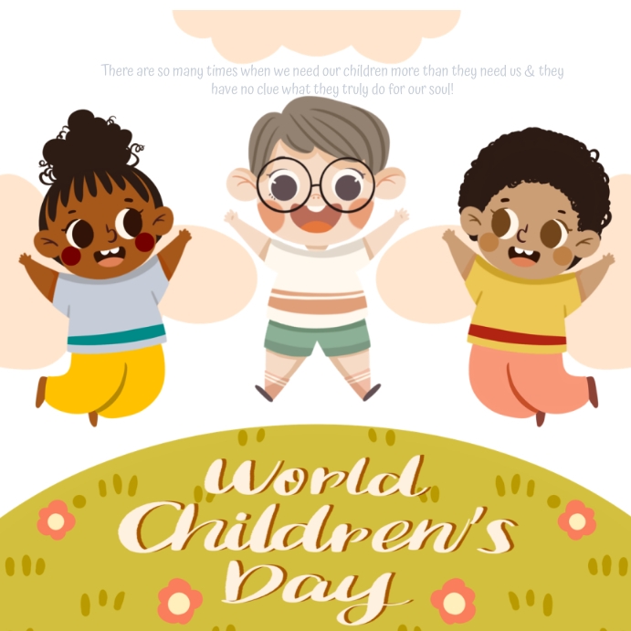 happy children's day Template | PosterMyWall