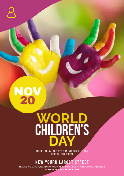 Copy of Happy Children's Day Flyer | PosterMyWall