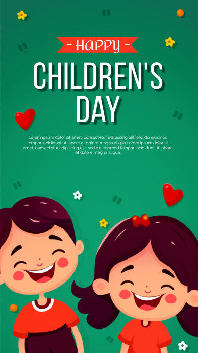 HAPPY CHILDREN'S DAY TEMPLATE | PosterMyWall
