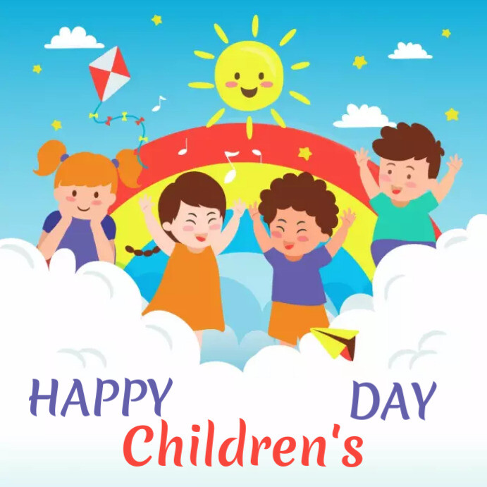 Happy children day Template | PosterMyWall