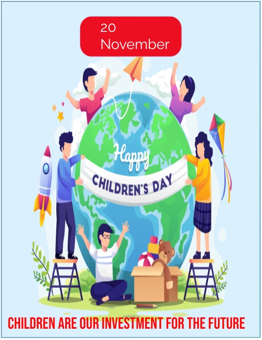 happy childrens day Template | PosterMyWall
