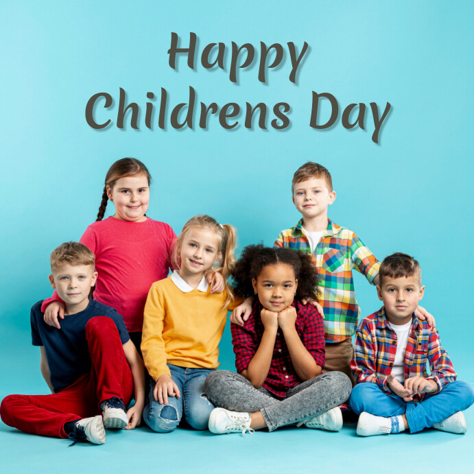 Happy Childrens Day Template | PosterMyWall