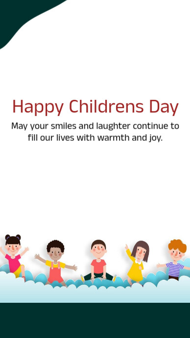 happy childrens day wishes Template | PosterMyWall