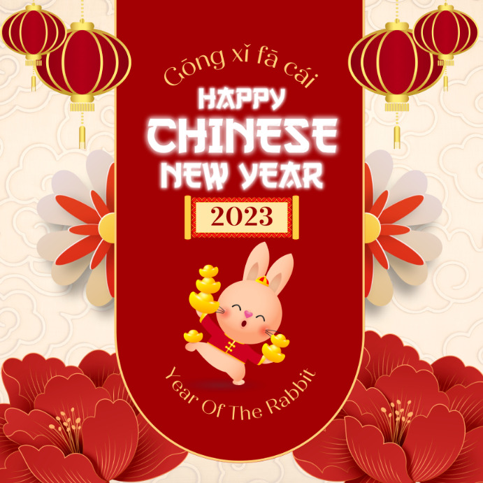 Happy Chinese Lunar New Year 2023 Template | PosterMyWall