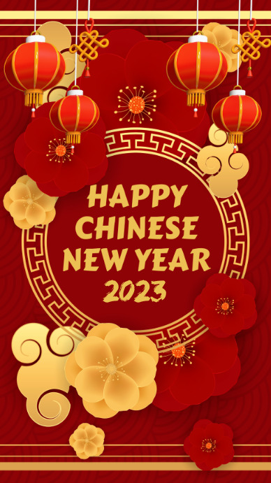 Happy Chinese Lunar New Year 2023 Template | PosterMyWall
