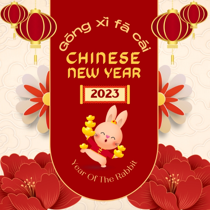 Happy Chinese New Year 2023 Template | PosterMyWall