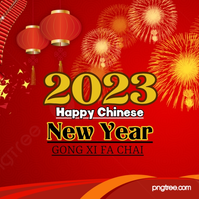 happy chinese new year 2023 Template | PosterMyWall