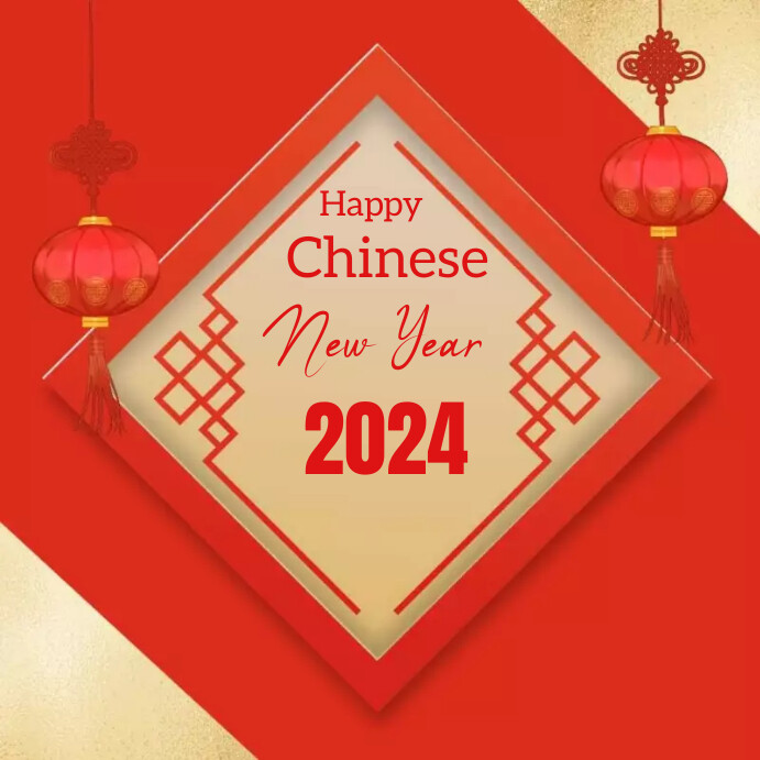 Happy Chinese New year Template | PosterMyWall