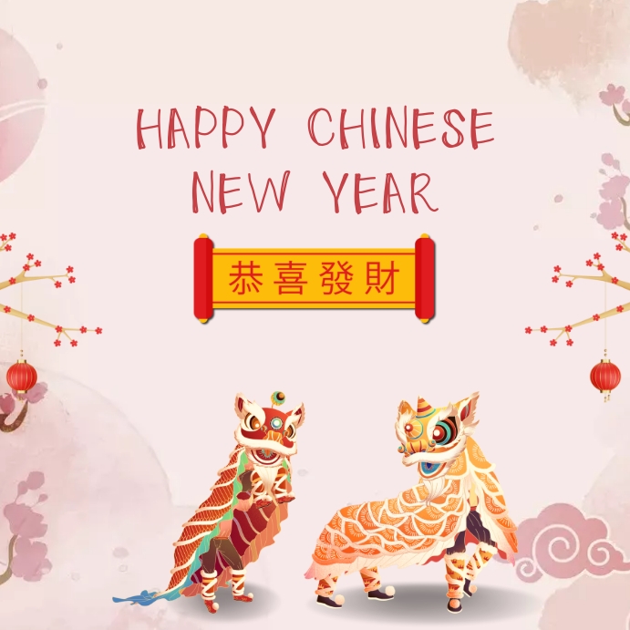 Happy Chinese New Year Instagram Post Template | PosterMyWall
