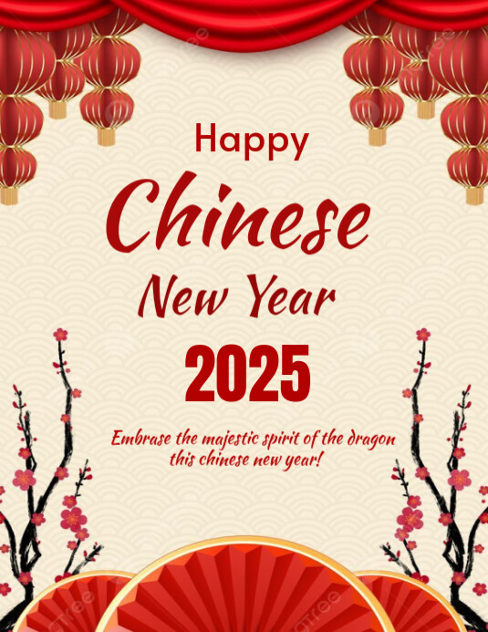 Happy chinese new year post Templat | PosterMyWall