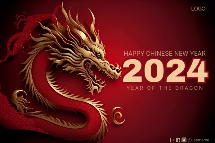 Copy of Happy Chinese New Year Template | PosterMyWall
