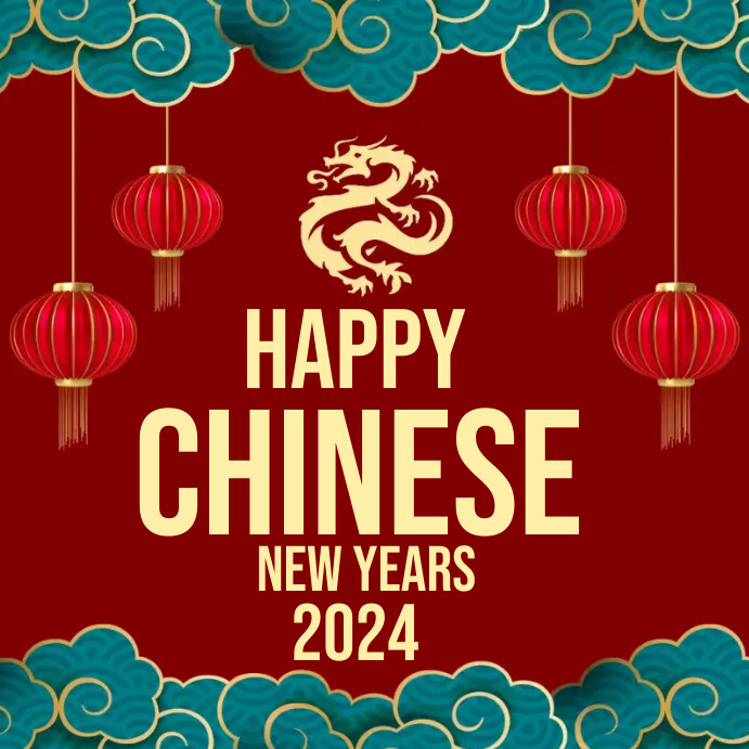 Happy Chinese New years online Greeting cards Template | PosterMyWall
