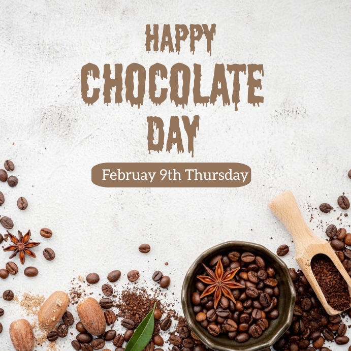 Happy chocolate day Template | PosterMyWall