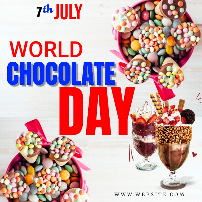 happy chocolate day Template | PosterMyWall