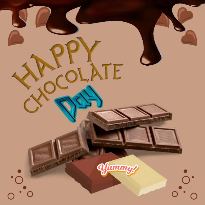 Happy chocolate Template | PosterMyWall