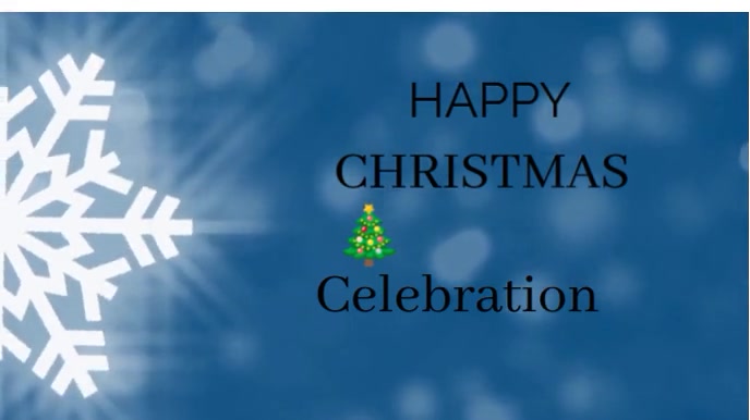 Copy of Happy Christmas celebration | PosterMyWall