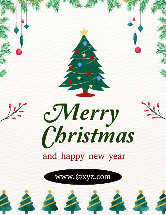 Plantilla de Happy Christmas day | PosterMyWall