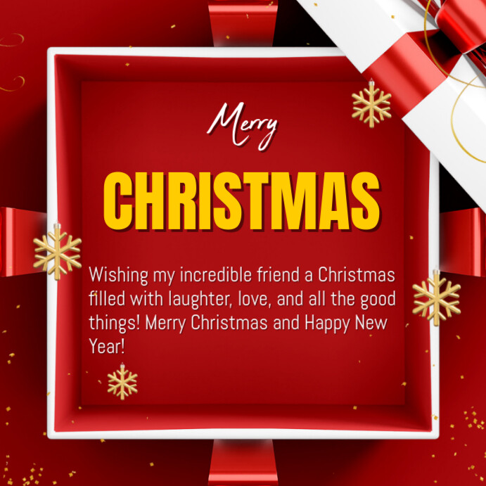 Happy Christmas day Template | PosterMyWall