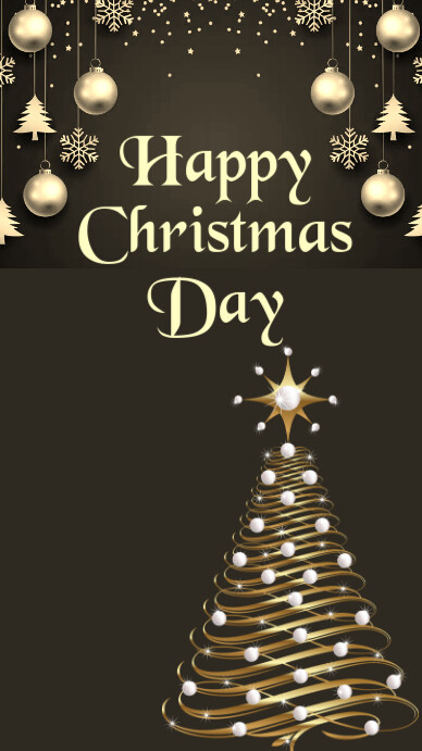 Happy Christmas day Template | PosterMyWall