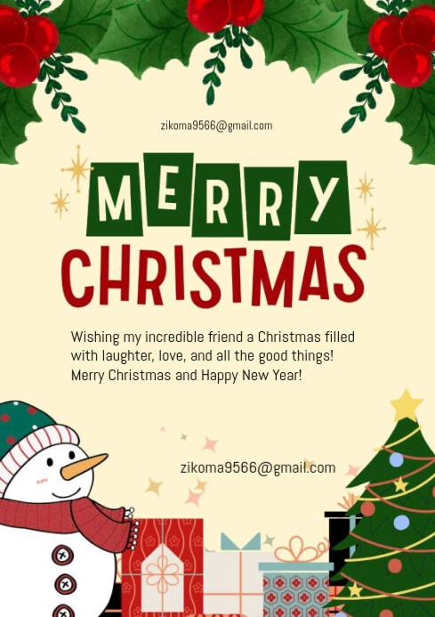 Happy Christmas day Template | PosterMyWall