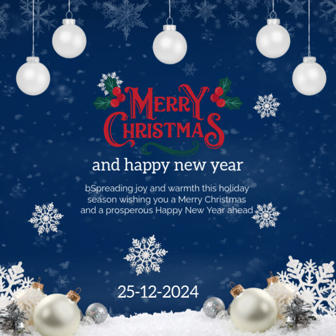 Happy Christmas day Template | PosterMyWall