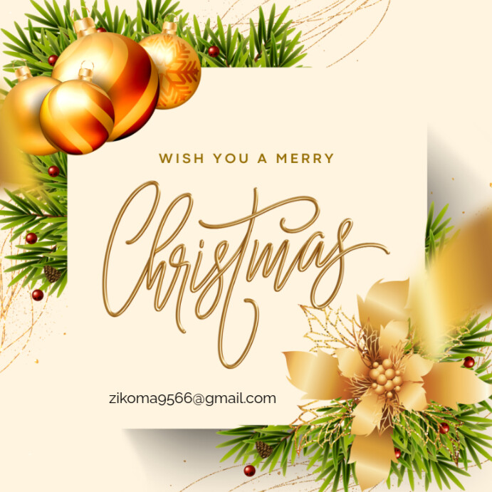 Happy Christmas day Template | PosterMyWall