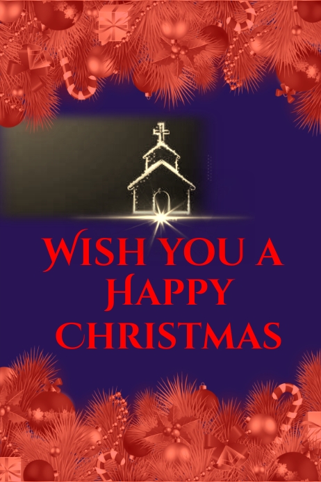 Happy Christmas Template | PosterMyWall