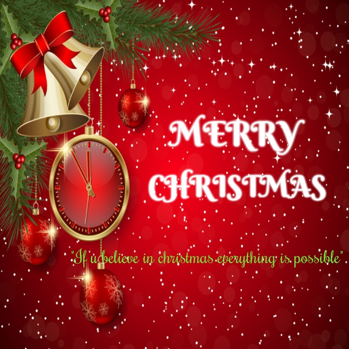 happy christmas Template | PosterMyWall
