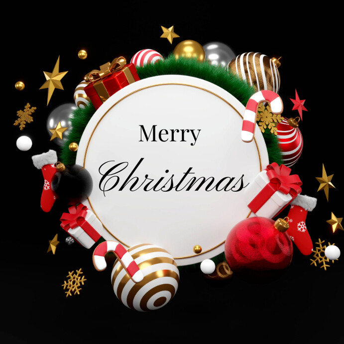 Happy Christmas Template | PosterMyWall