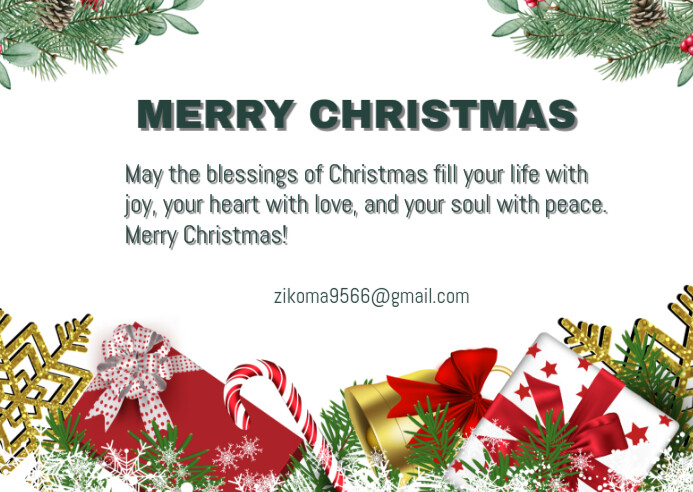 Happy Christmas Template | PosterMyWall