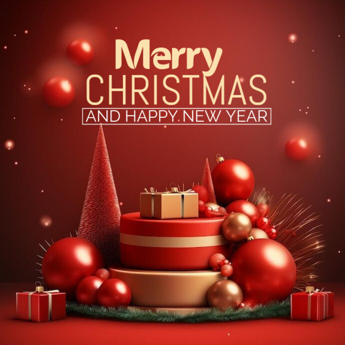 happy christmas Template | PosterMyWall