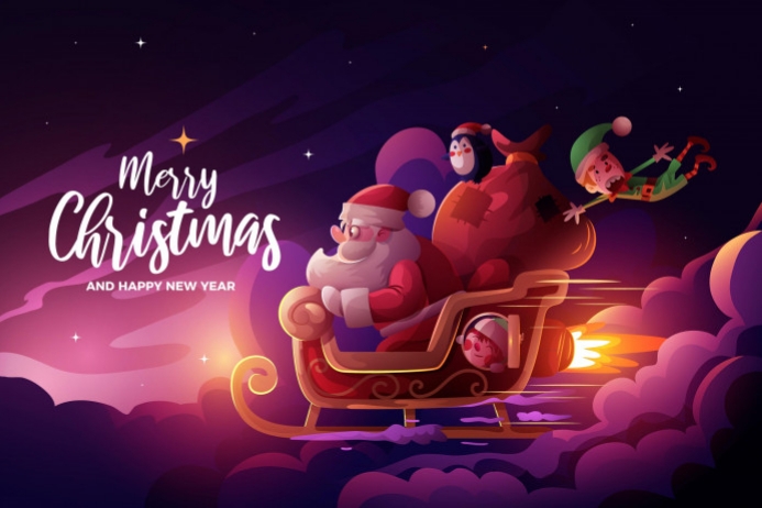 Happy Christmas Template | PosterMyWall