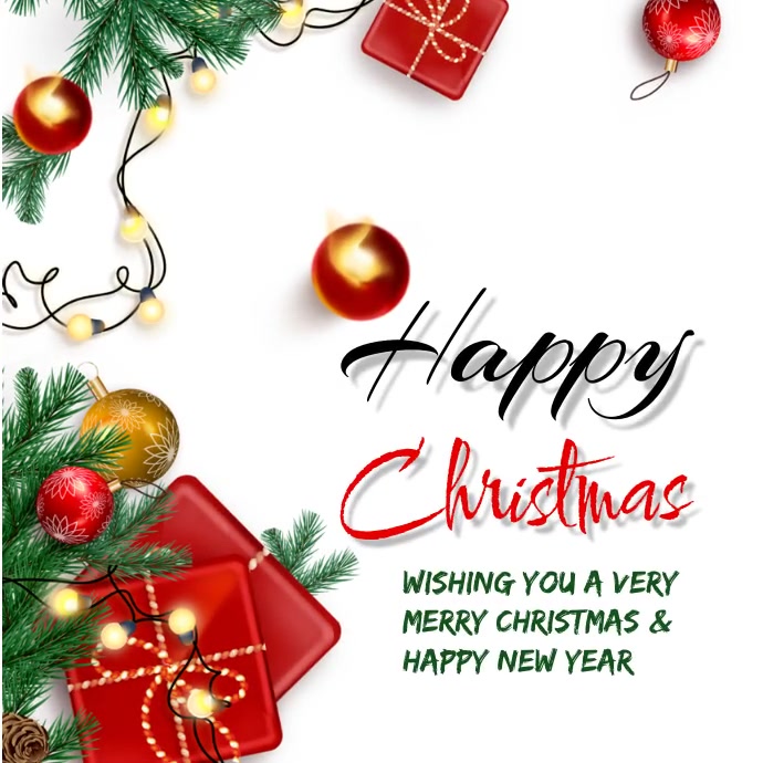 Happy Christmas Template | PosterMyWall
