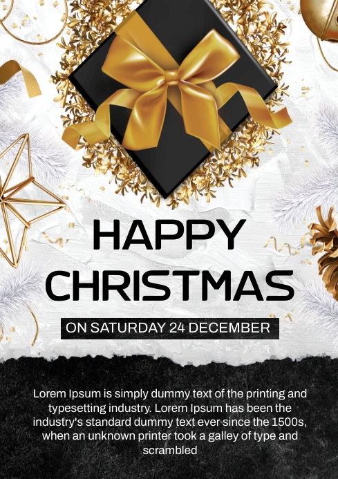 happy Christmas Template | PosterMyWall