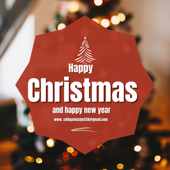 Happy Christmas Template | PosterMyWall