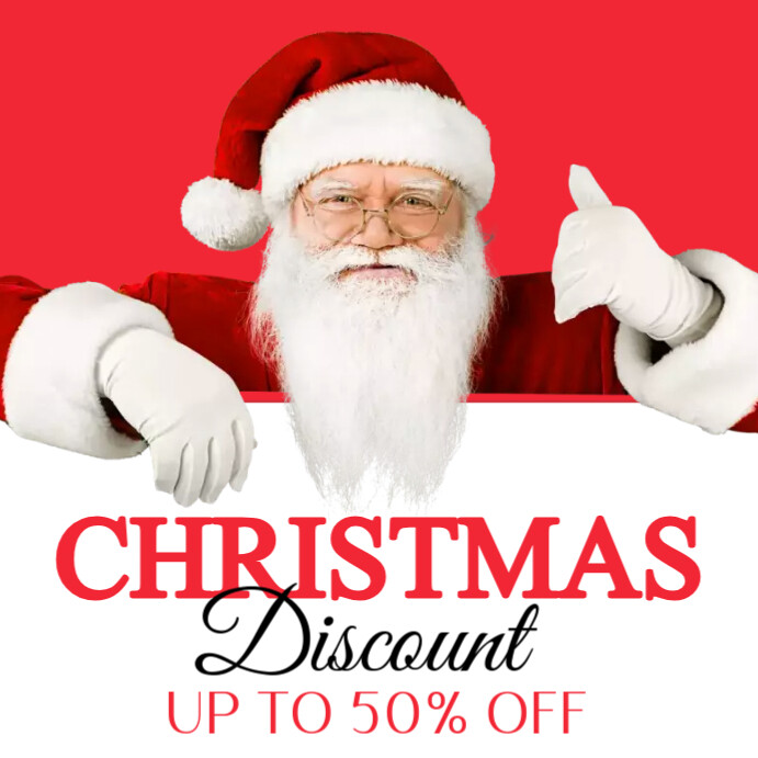 Plantilla de Happy Christmas event celebration sale | PosterMyWall