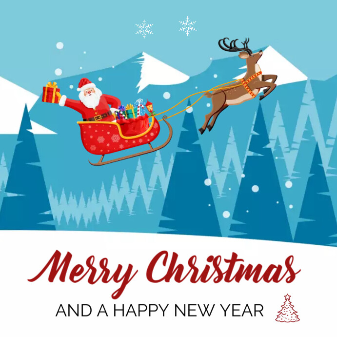 Plantilla de Happy Christmas event celebration templates | PosterMyWall