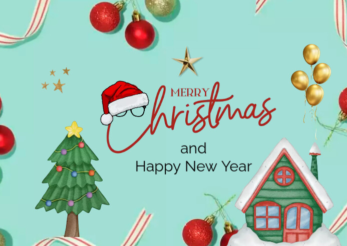 Plantilla de Happy Christmas event celebration templates | PosterMyWall