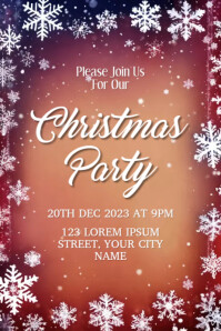 Christmas Event Party Template | PosterMyWall