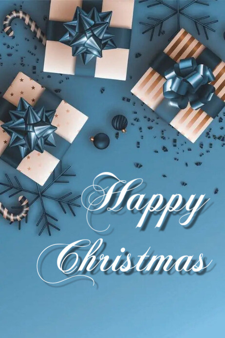 Happy Christmas Poster Template | PosterMyWall