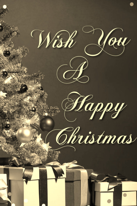 Copy of Happy Christmas Poster | PosterMyWall