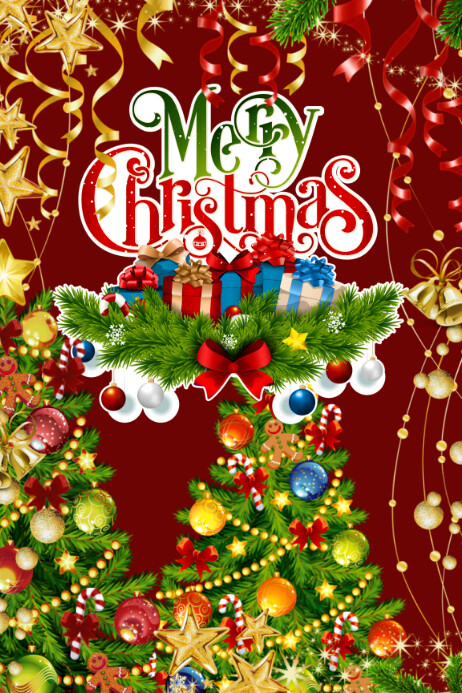 Xmas Posters Templates Christmas Party Poster Template Stock