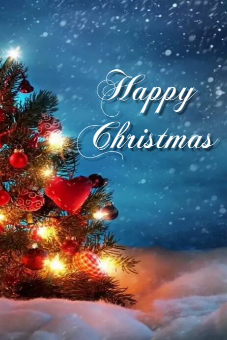 Happy Christmas Poster Template | PosterMyWall