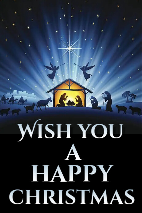 Happy Christmas Poster Template | PosterMyWall