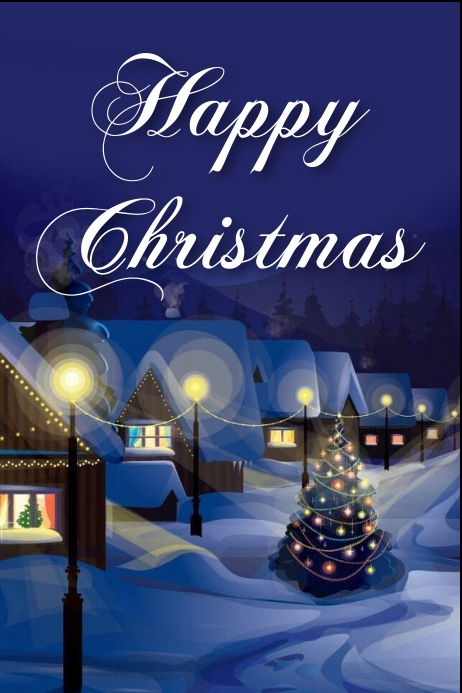Happy Christmas Poster Templat | PosterMyWall