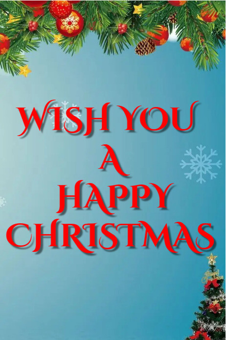 Happy Christmas Poster Template | PosterMyWall