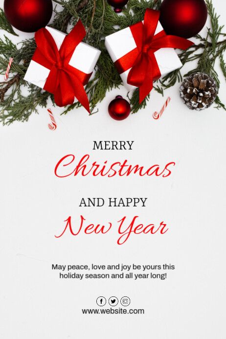 Happy Christmas Poster Template | PosterMyWall