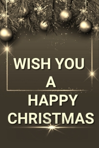 Happy Christmas Poster Template | PosterMyWall